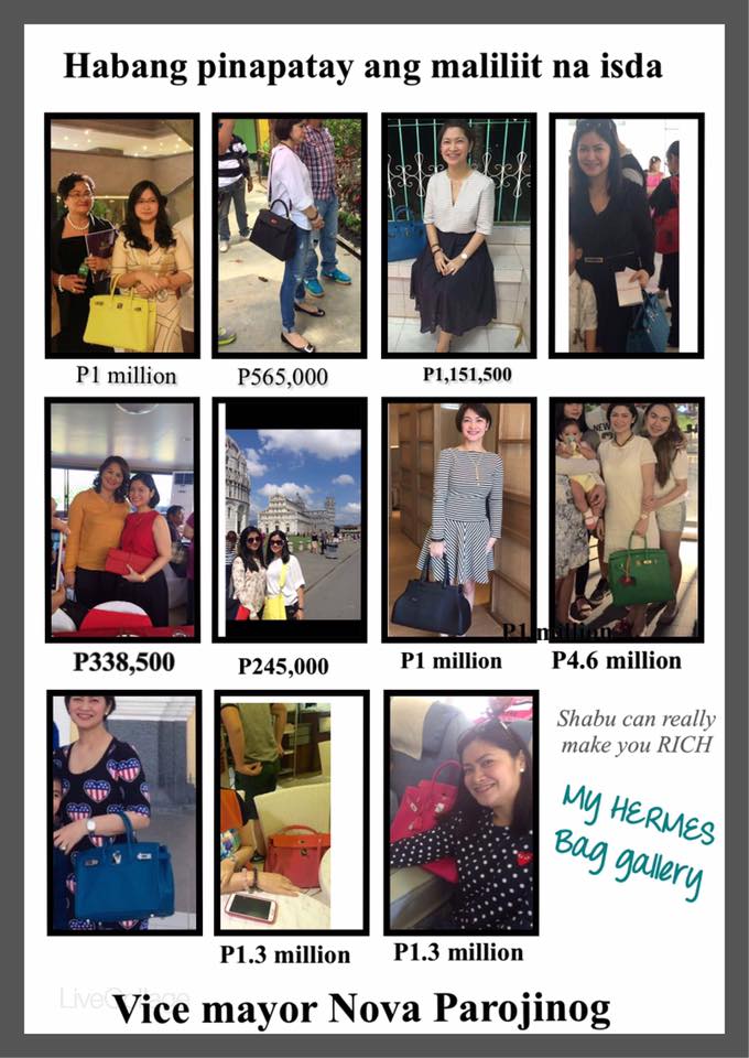 Designer Bags: Ozamiz City Suspected Drug Queen Fashion Collection ...